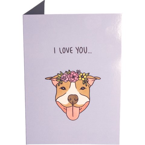 Pitbull Valentine's Card – Shitheadsteve